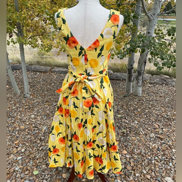 Collectif | Dresses | Collectif London Uk Frances Sunny Floral Swing ...